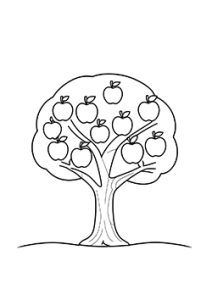 Apple Tree Counting - Lovely Coloring
